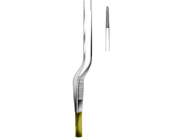 CUSHING TC.DISSECTING FORCEPS WITHOUT TEETH BAYONET 18CM ...